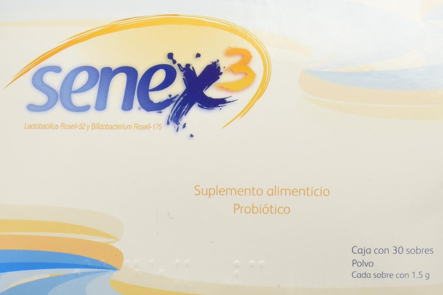 Senex3 Polvo Sbr C30, Pack of 1 : Amazon.com.mx: Salud y Cuidado Personal