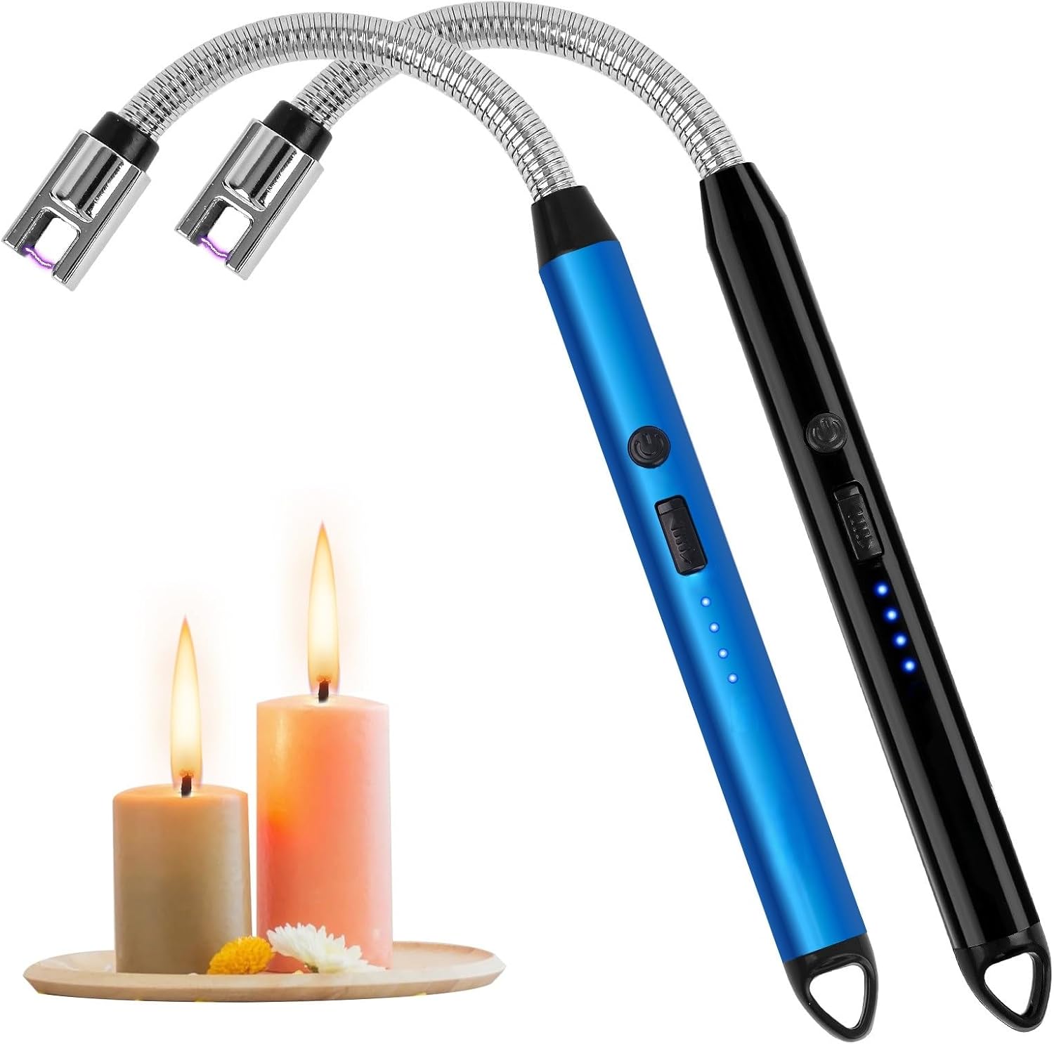 Amazon.com: 2-Pack Plasma Arc Lighters – Rechargeable USB Candle ...