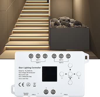 Inscrip 2 in 1 Stair Lighting Control, 16 Levels LED Main Line Stair ...