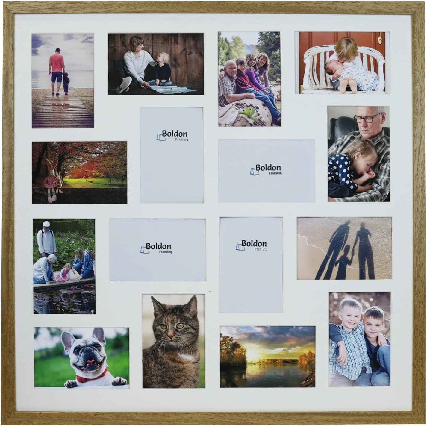 8/9/10/12/16/20 Photos Large Multi Picture Frame Collage Aperture Decor ...