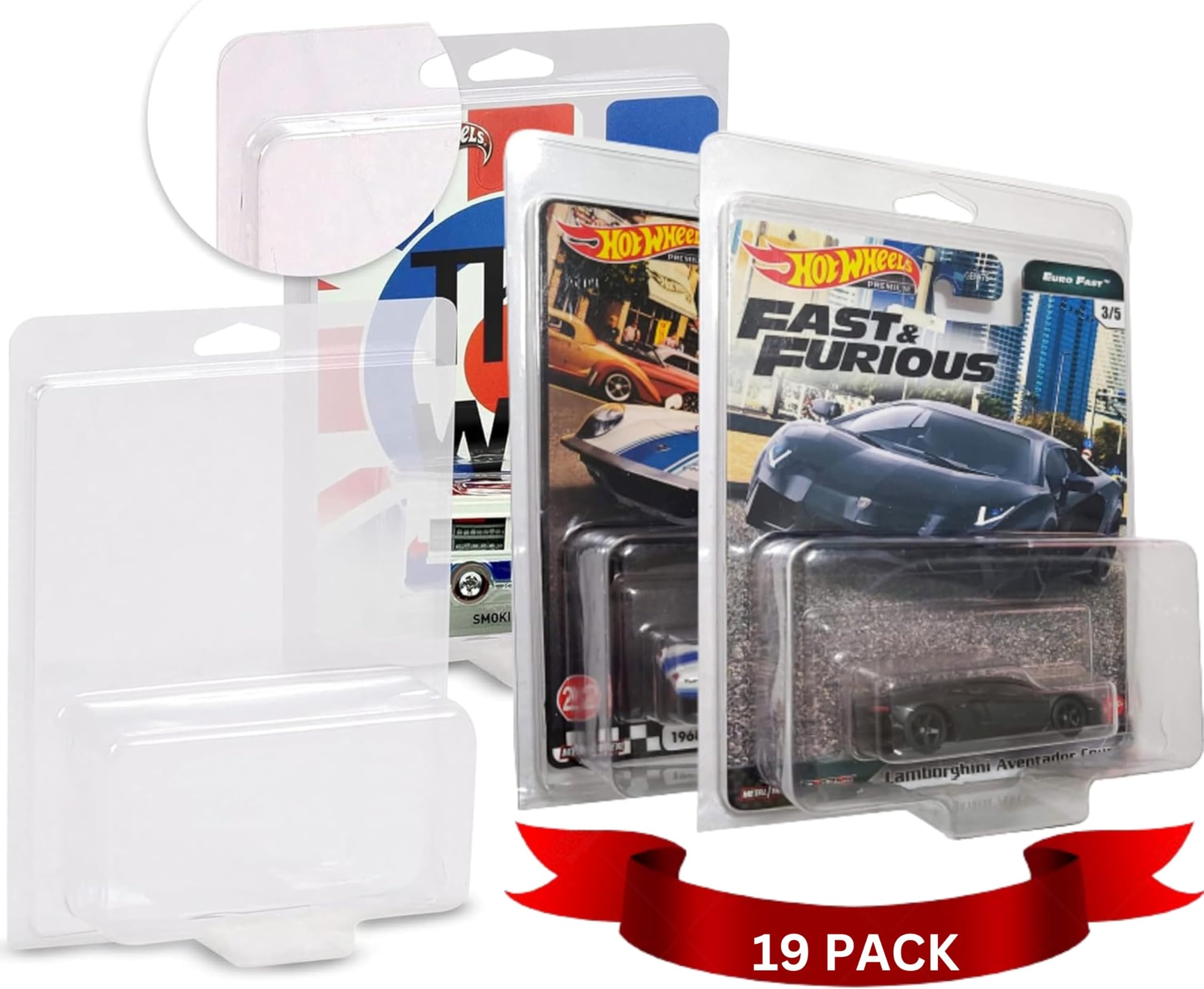 Amazon.com: MSUIINT 50 Pcs Clear Acrylic Model Car Display Case, 8 ...