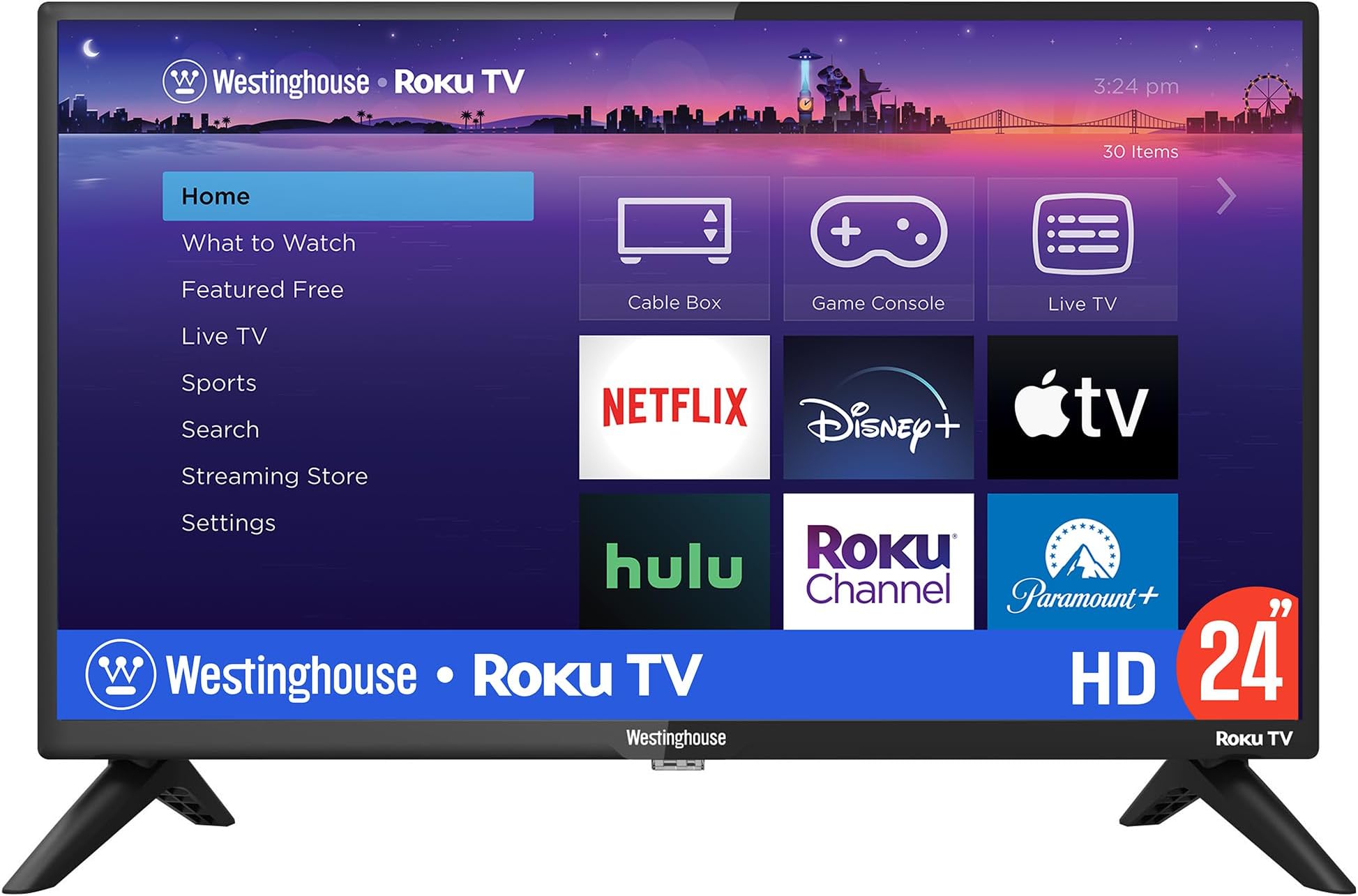 Amazon.com: VIZIO D-Series 24” Class LED HDTV Smart TV - D24f-G9 ...