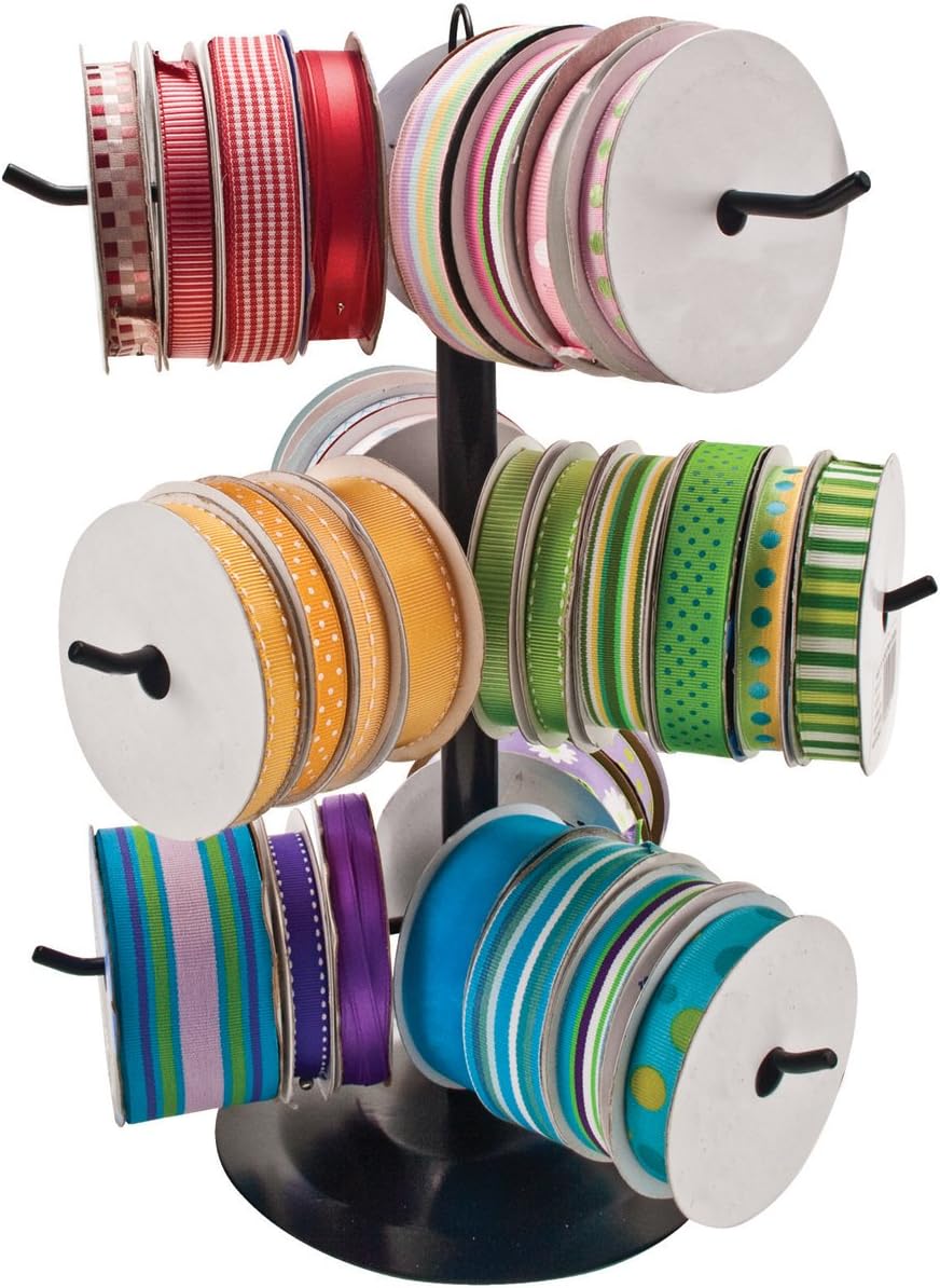 Amazon.com: Advantus Crafts Cropper Hopper Spinning Ribbon Rack ...