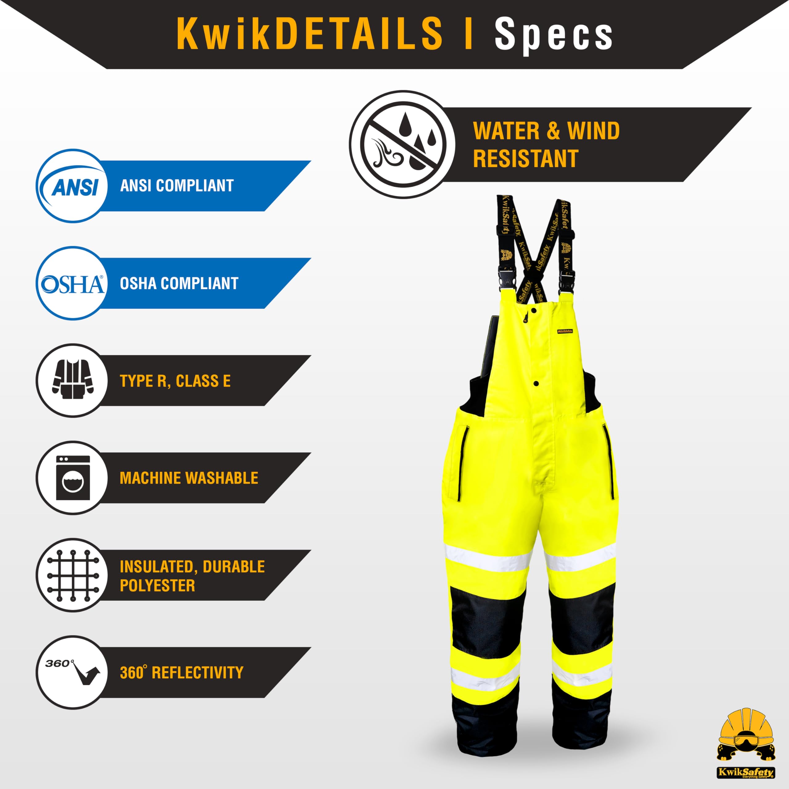 Snapklik.com : Charlotte, NC - RIVER OTTER Rain Bib - ANSI OSHA ...