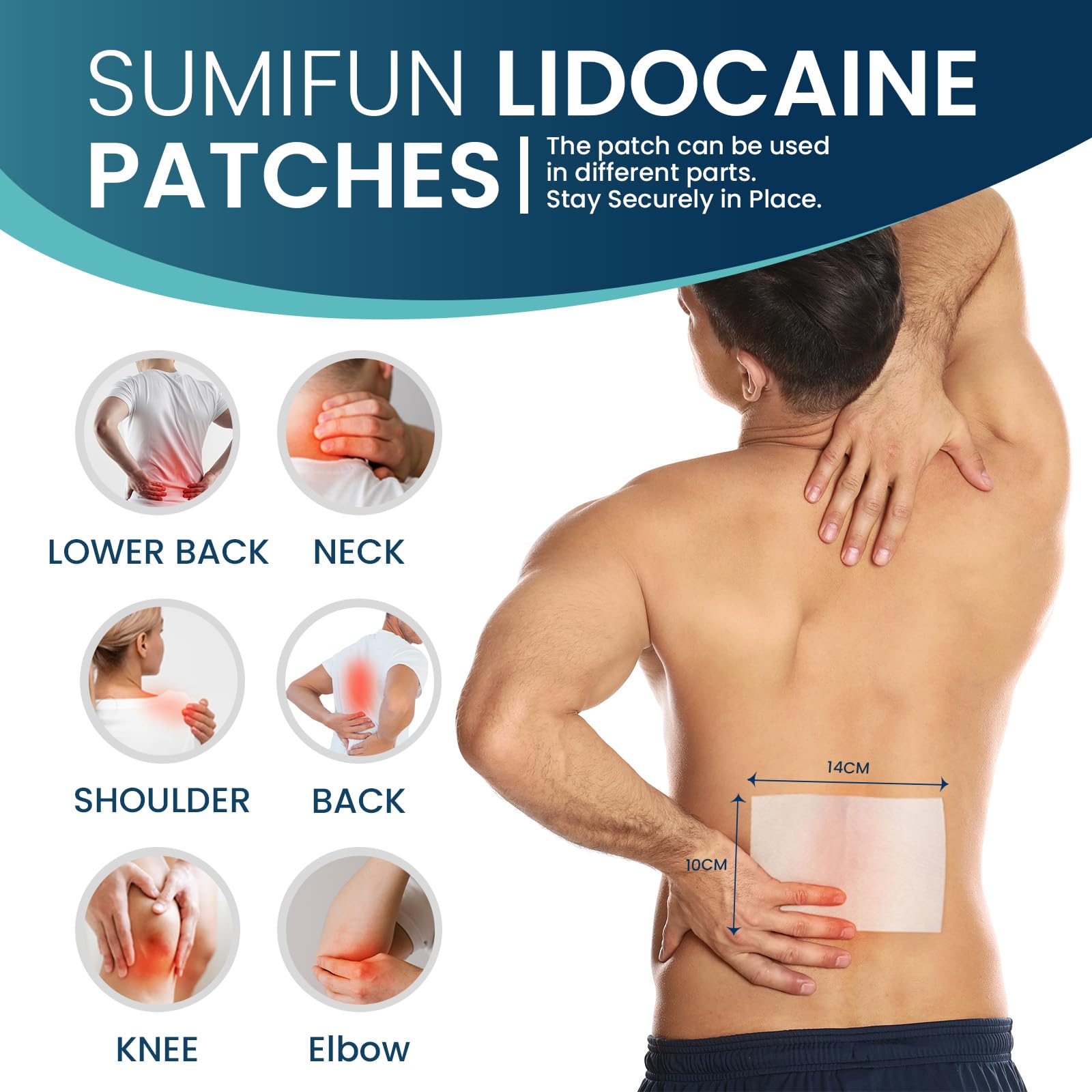 Snapklik.com : Sumifun 4% Lidocaine Patches Maximum Strength - 30 Count ...