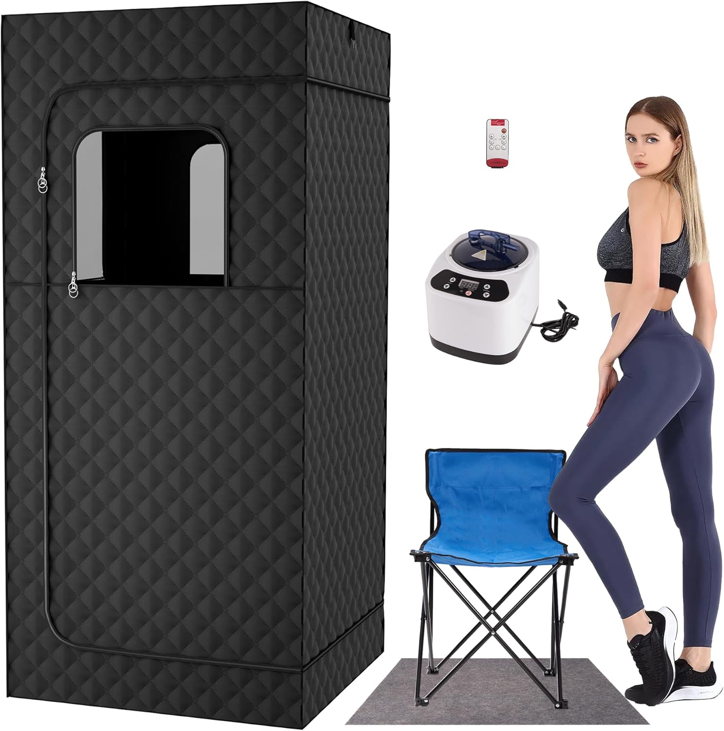 Amazon.com : Nalupatio Portable Sauna Box Indoor, Personal Steam Sauna ...