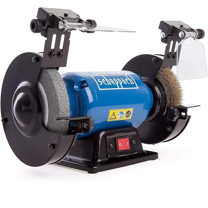 Buy Scheppach SM150LB Twin Bench Grinder with Wire Brush Wheel 150mm ...