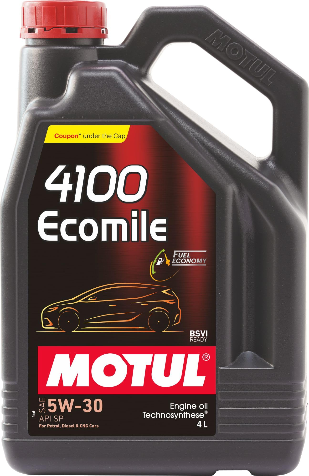 Motul 4100 EcoMile 5W-30 (4L) API SP Technosynthese Engine Oil for ...