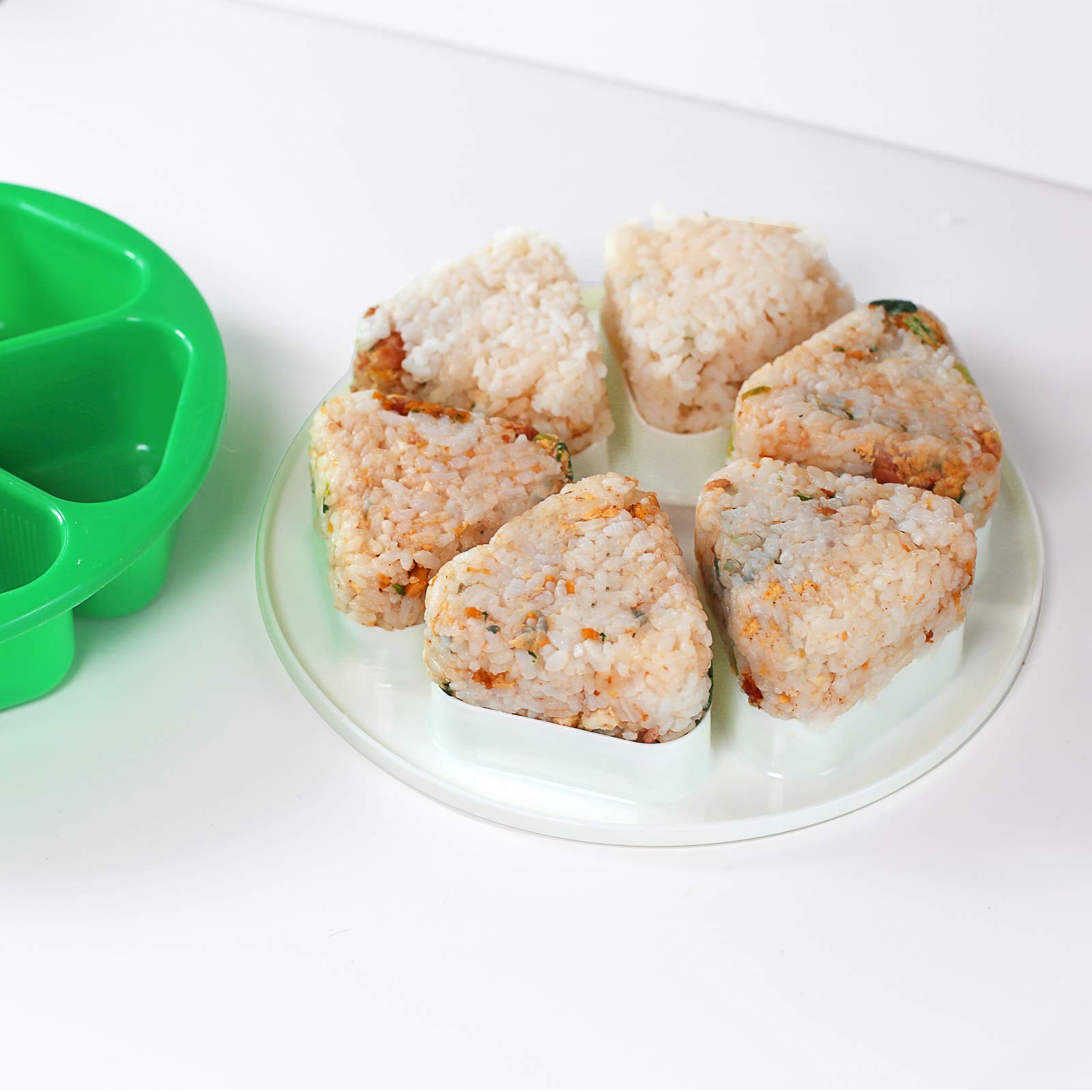 Snapklik.com : 6 Cavity Triangle Sushi Mold Onigiri Rice Ball Press ...