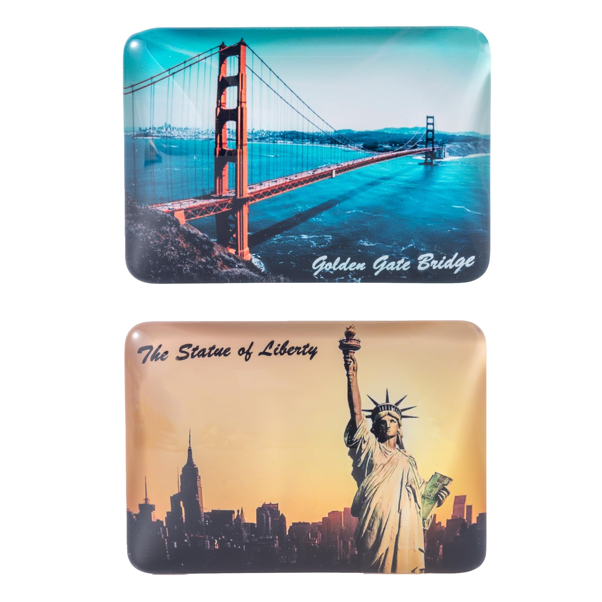 Amazon.com: Fridge Magnets Square Crystal Refrigerator Building Sticker ...