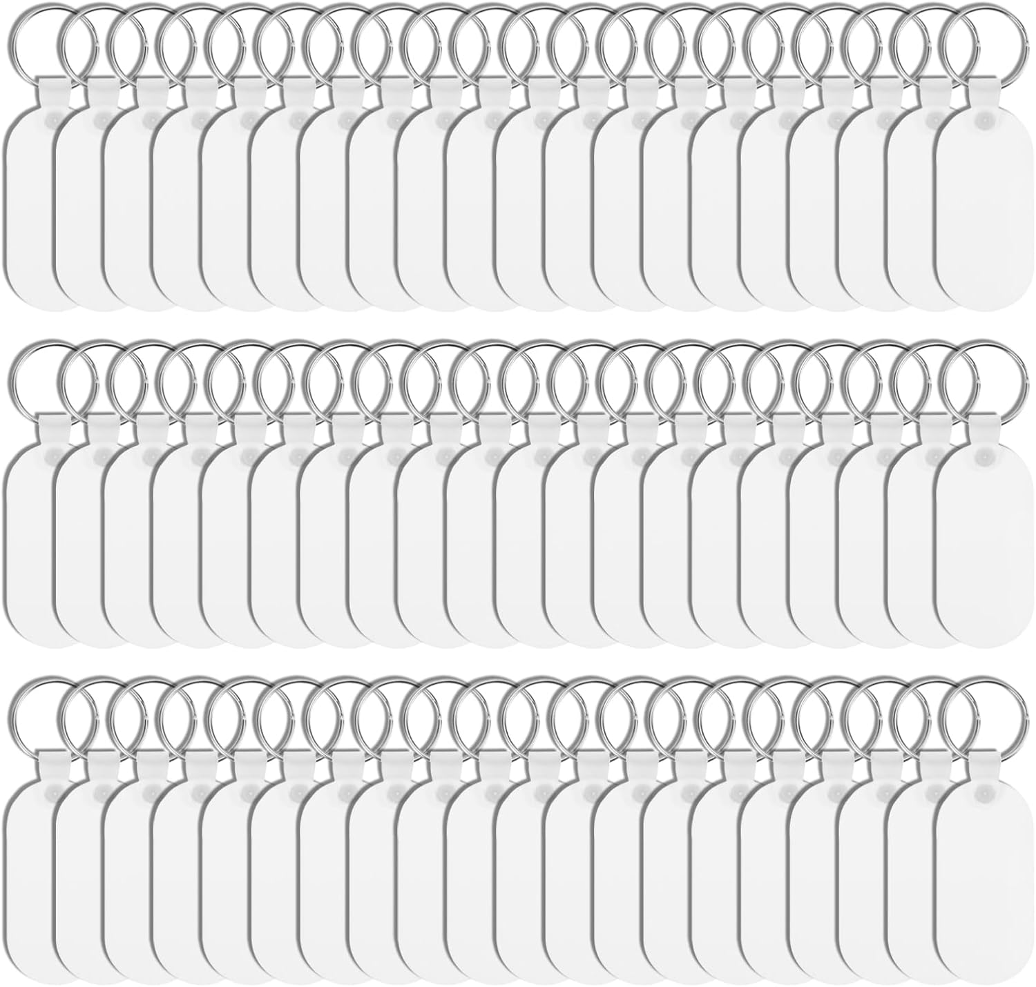 Amazon.com: 180pcs Sublimation Keychain Blanks Set, Double Sided 60 MDF ...