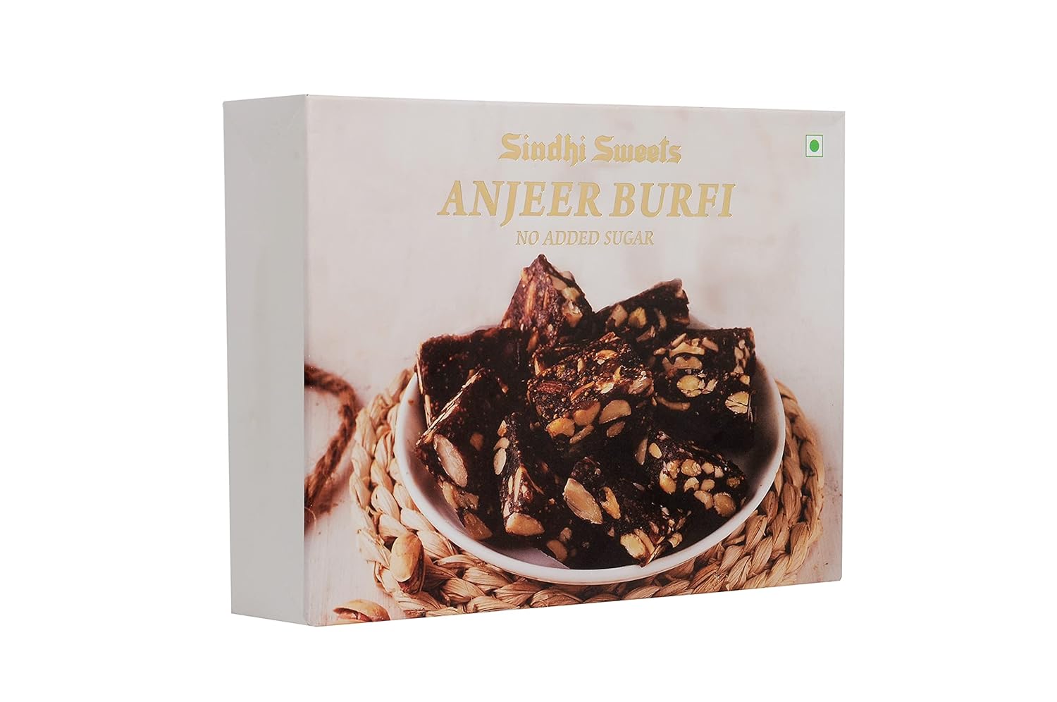 Sindhi Sweets Rakhi Special Anjeer Barfi Without Added Sugar 500gm ...