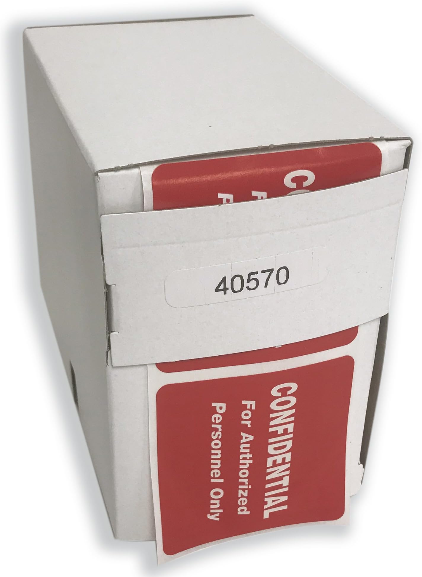 Amazon.com : Red Confidential Sticker File Folder Chart Label 1 x 4 ...