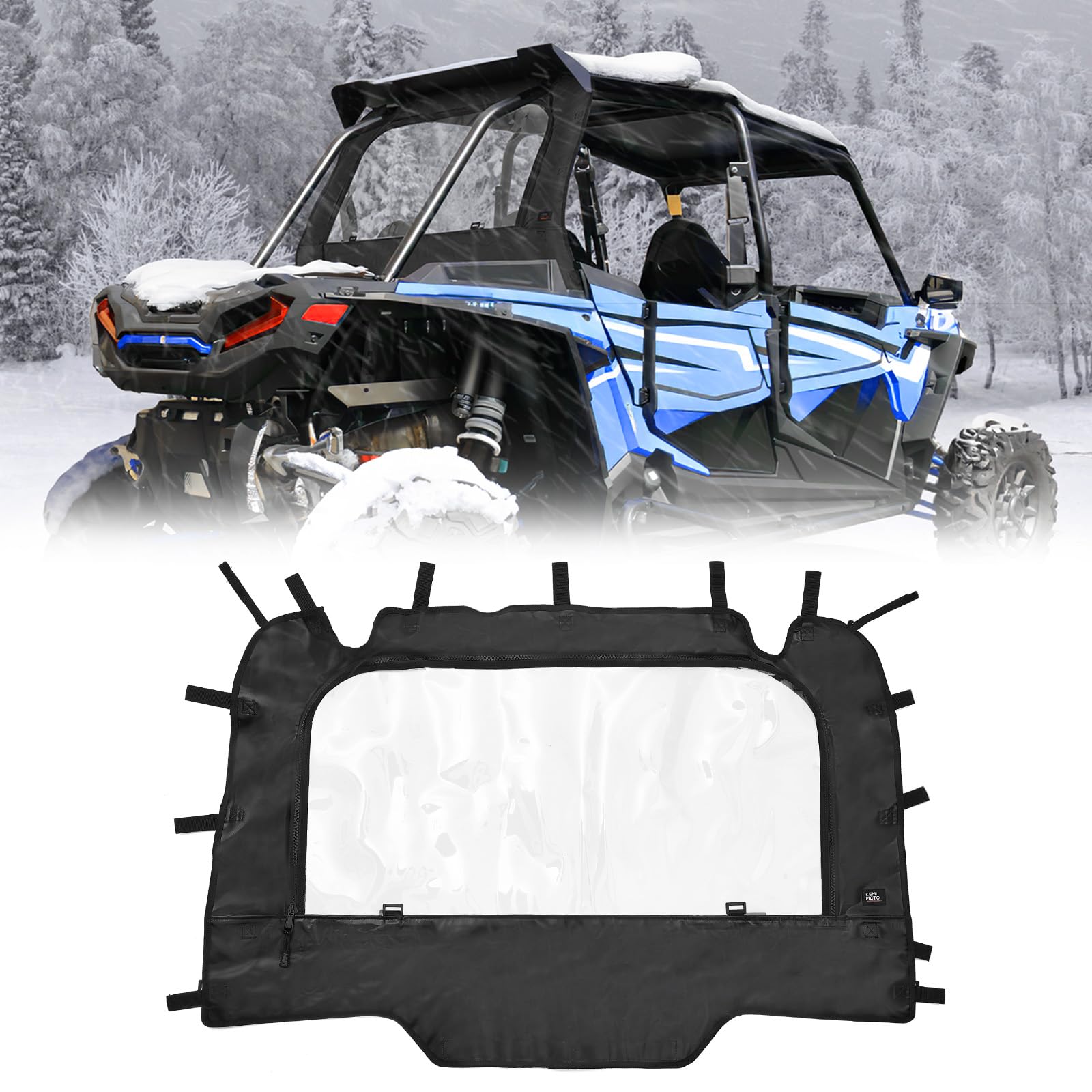 Amazon.com: KEMIMOTO XP 1000 Soft Rear Windshield, All-Weather UTV ...