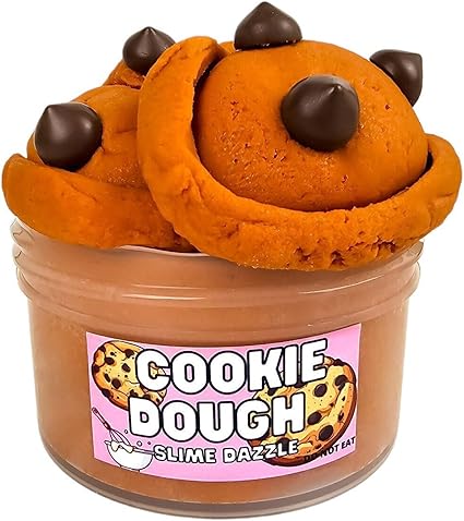 Amazon.com: Cookie Dough Cloud Slime 8 oz – Soft Cloud Dense Texture ...