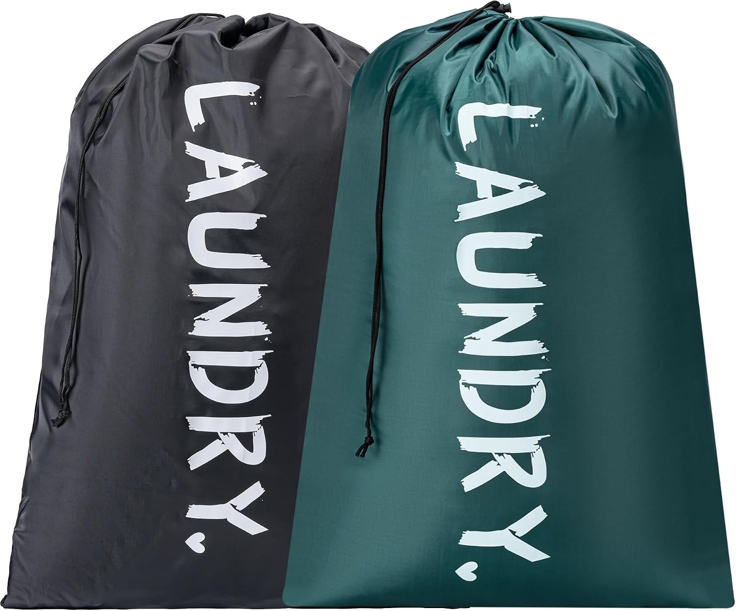Amazon.com: 2 Pack 28" x 40"Travel Laundry Bag, Machine Washable Dirty ...