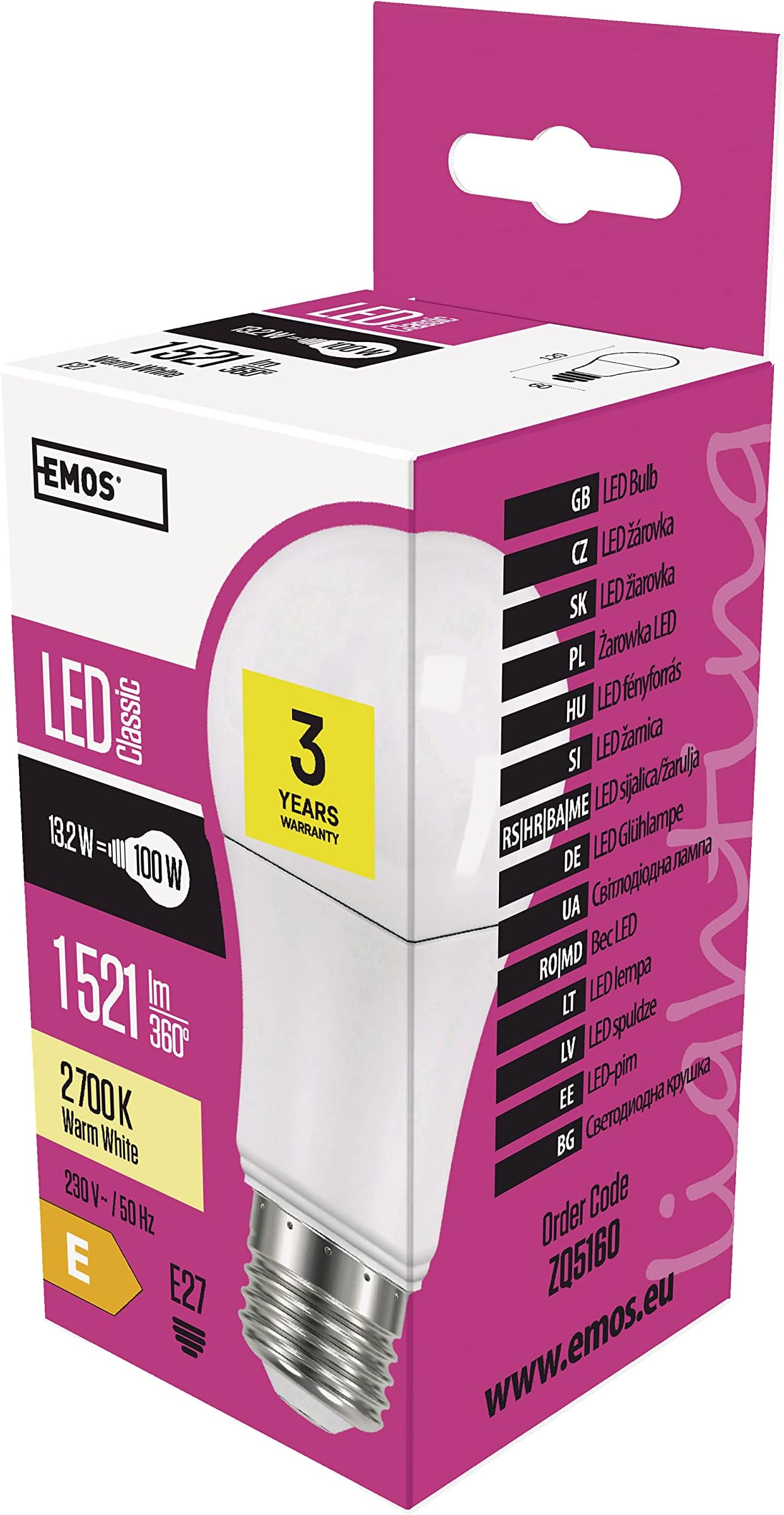 Osram LED Base Classic A Lampe, in Kolbenform mit E27-Sockel, nicht ...