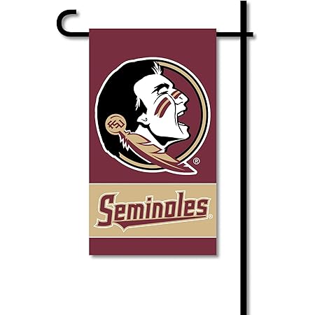 Amazon.com : Florida State Seminoles Garden Flag NCAA Licensed 18" x 12 ...
