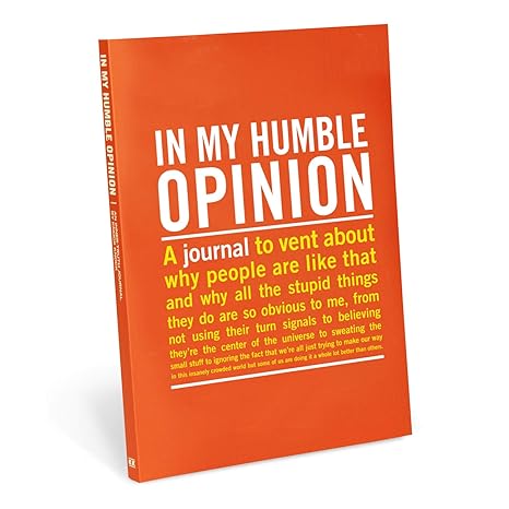Amazon.com: Knock Knock In My Humble Opinion Inner-Truth Journal ...