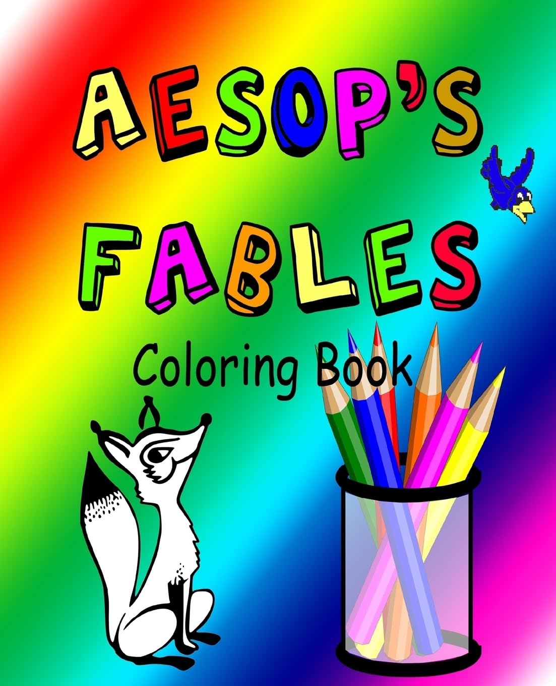 Aesop's Fables coloring book Vol1: Kearns, Mr A, Aesop: 9781979105132 ...