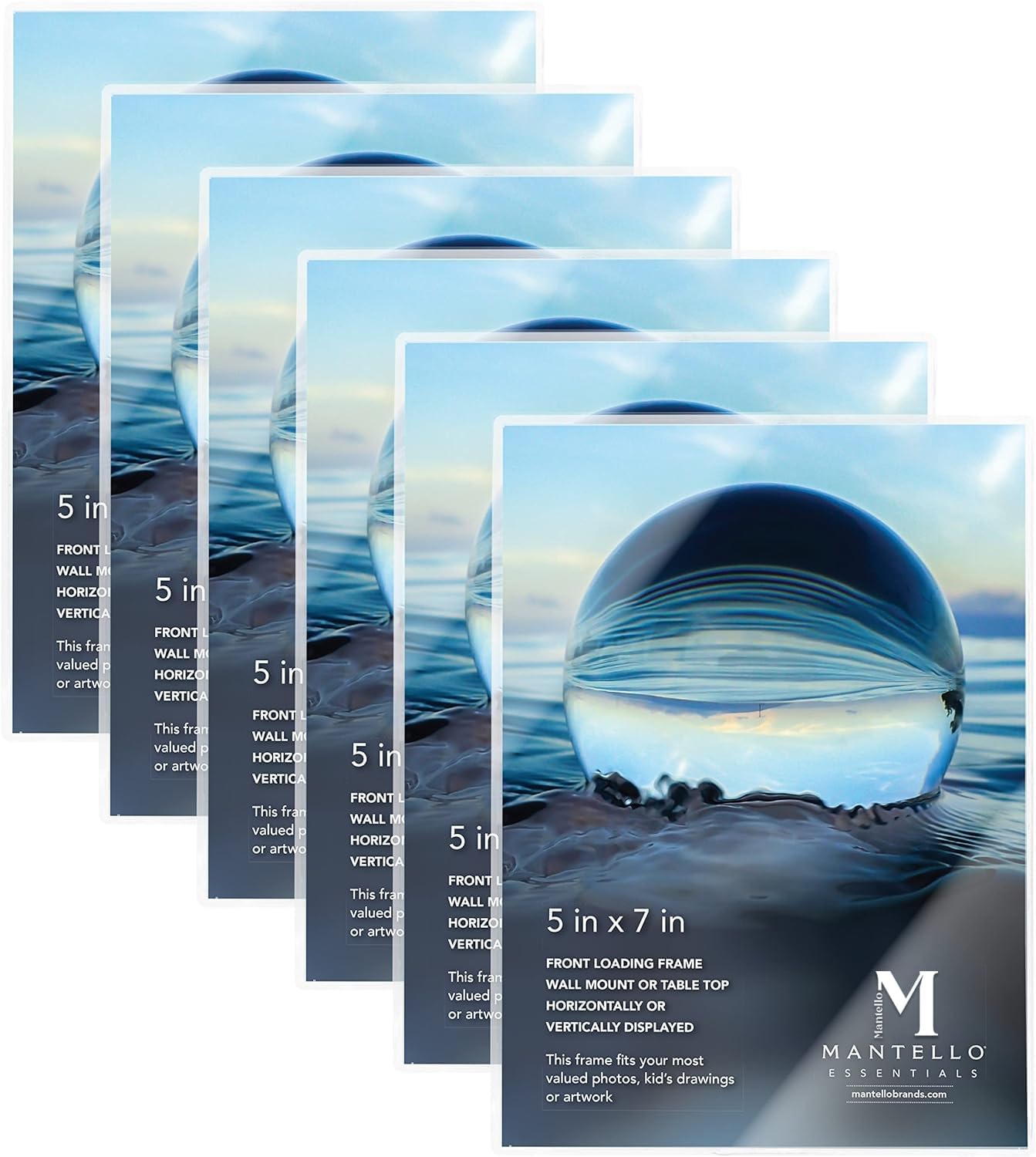 Amazon.com - Set of 12 Snap - 4"x6" Clear Acrylic Self Standing Photo ...