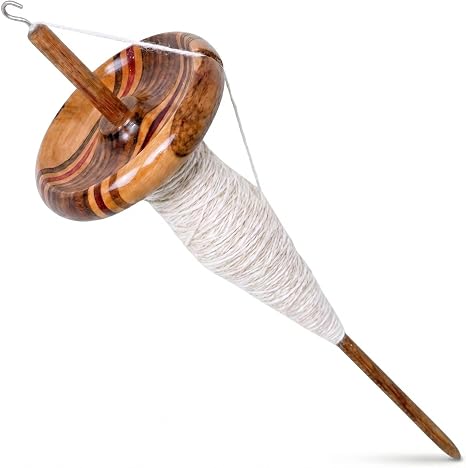Amazon.com: Revolution Fibers Top Whorl Drop Spindle for Hand Spinning ...