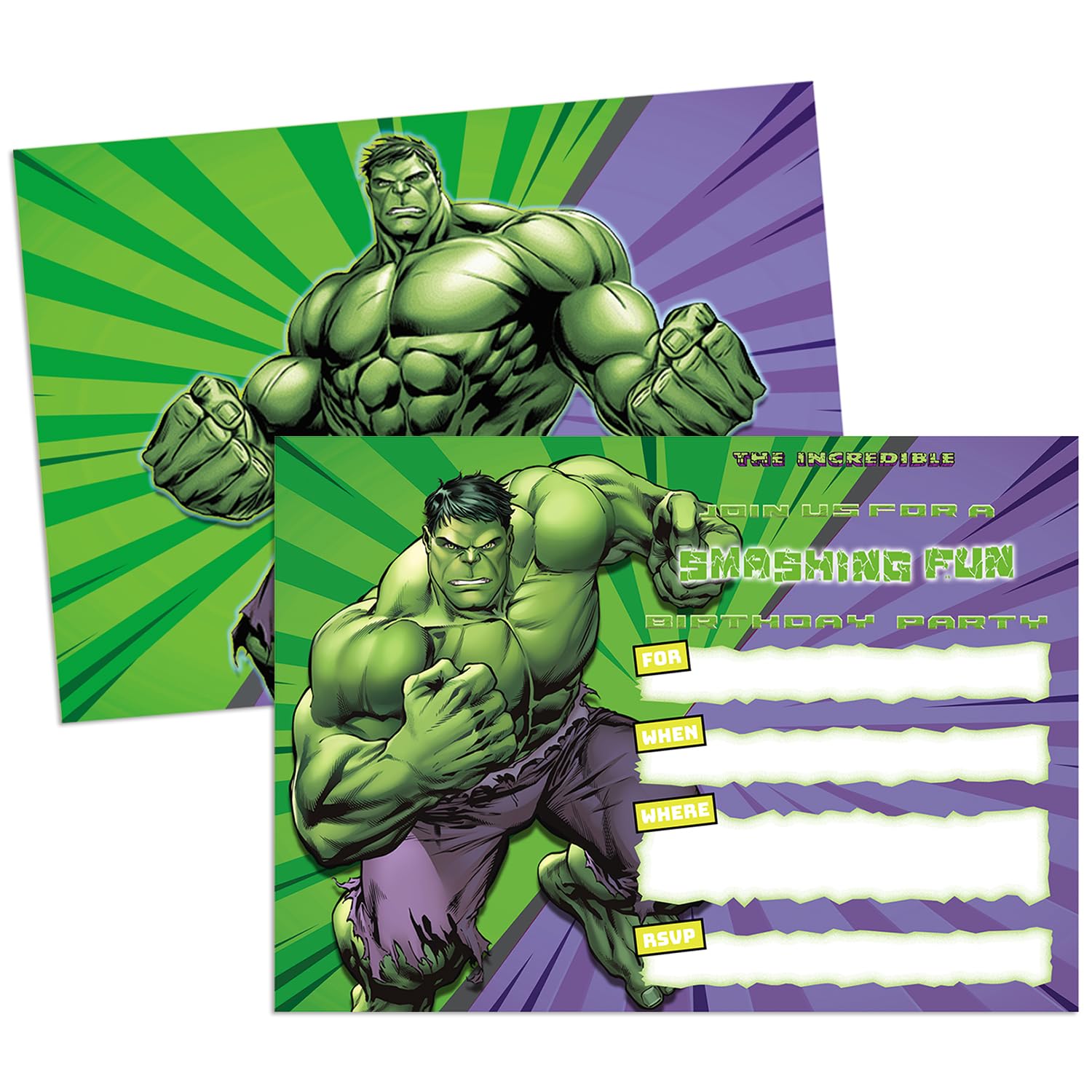 Hulk Birthday Invitations 8 FREE The Incredible Hulk Invitations