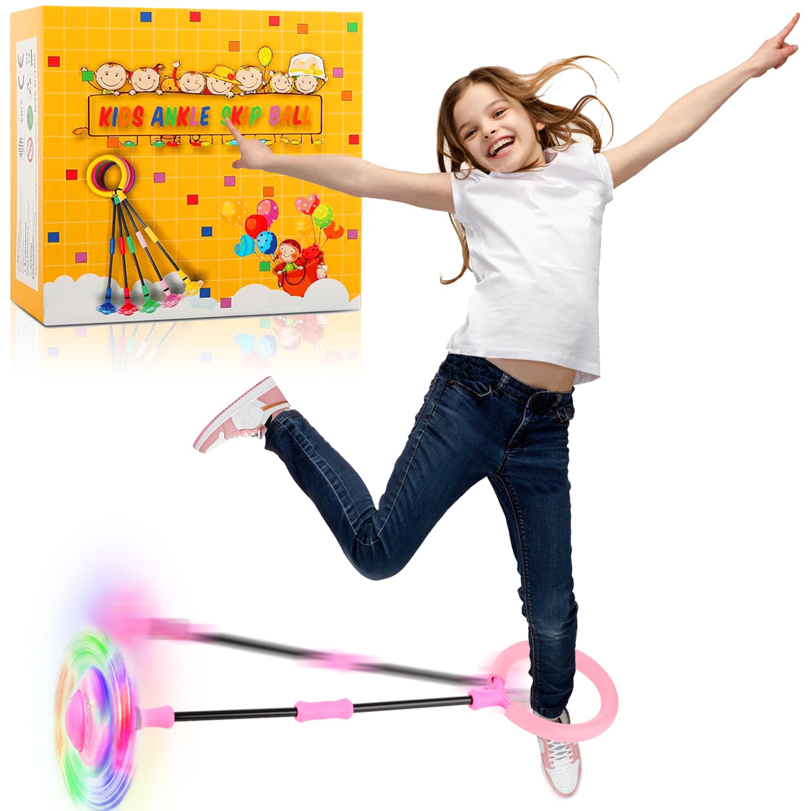 Snapklik.com : Skip Ball For Kids - Ankle Skip It Jump Ball - Birthday ...
