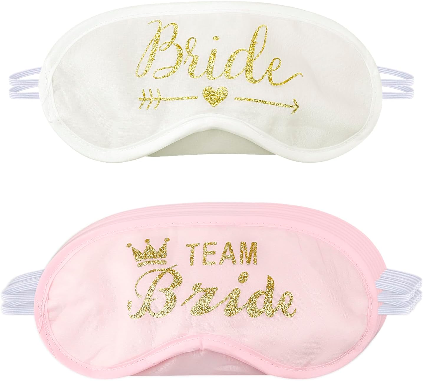 Rumyve Bridal Sleep Mask, 8PCS Adjustable Sleep Masks, Soft Sleep Mask ...