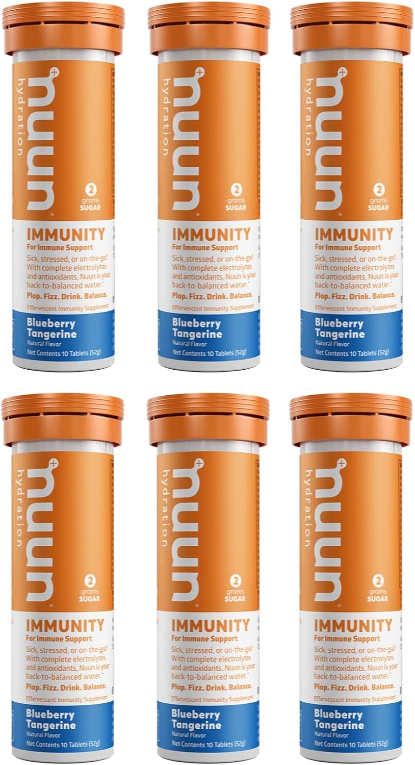 Amazon.com: Nuun Immunity: Blueberry Tangerine Enhanced Hydration ...