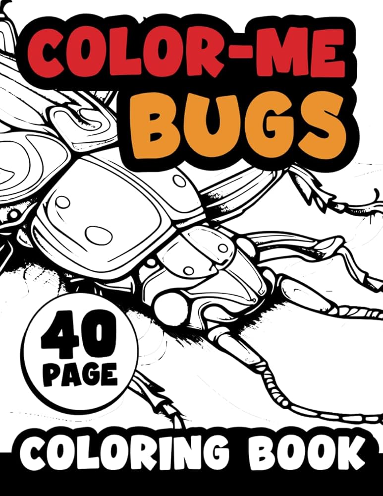 creepy crawly coloring pages
