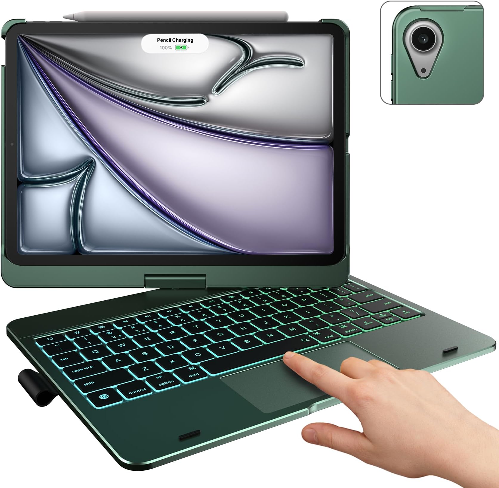 Amazon.com: typecase Touch Keyboard Case with Trackpad for iPad Air 11 ...