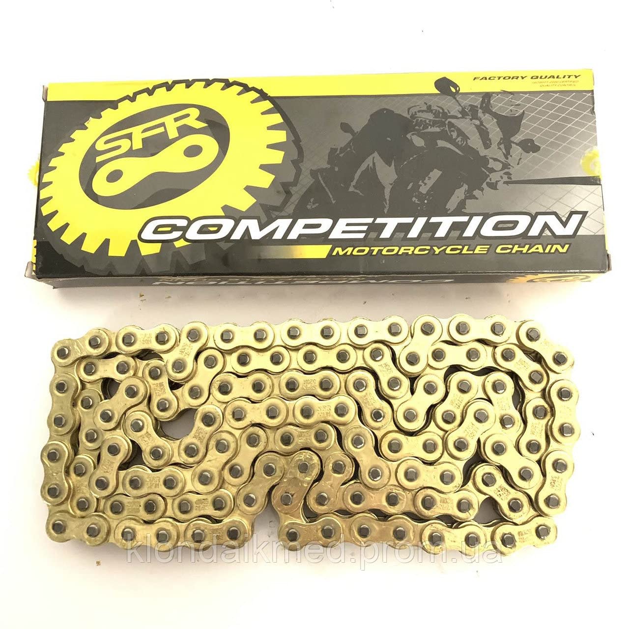 Buy Gold 520H O-Ring Motorcycle Chain 120L Engine Pit Dirt Motor Trail ...