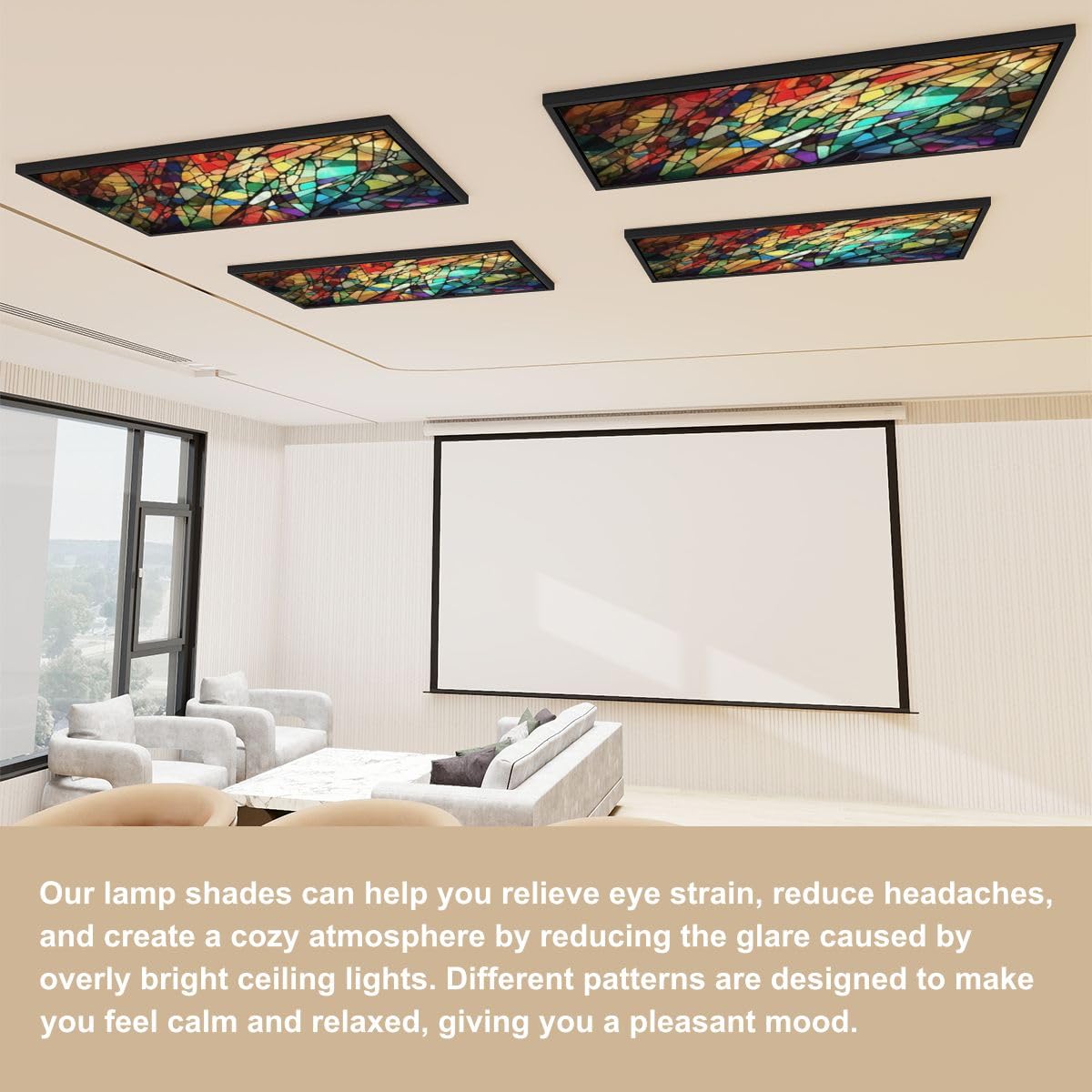 Stained Glass Look For Drop Ceilings
