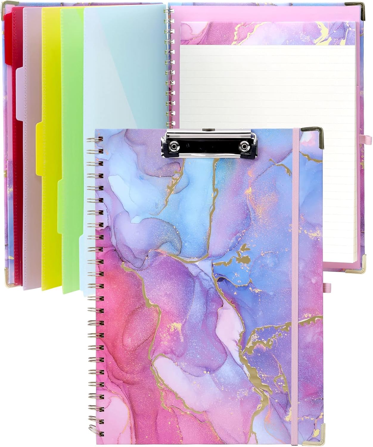 Amazon.com : EOOUT A4 Clipboard with Storage, Clipboard Folio, 5 Extra ...