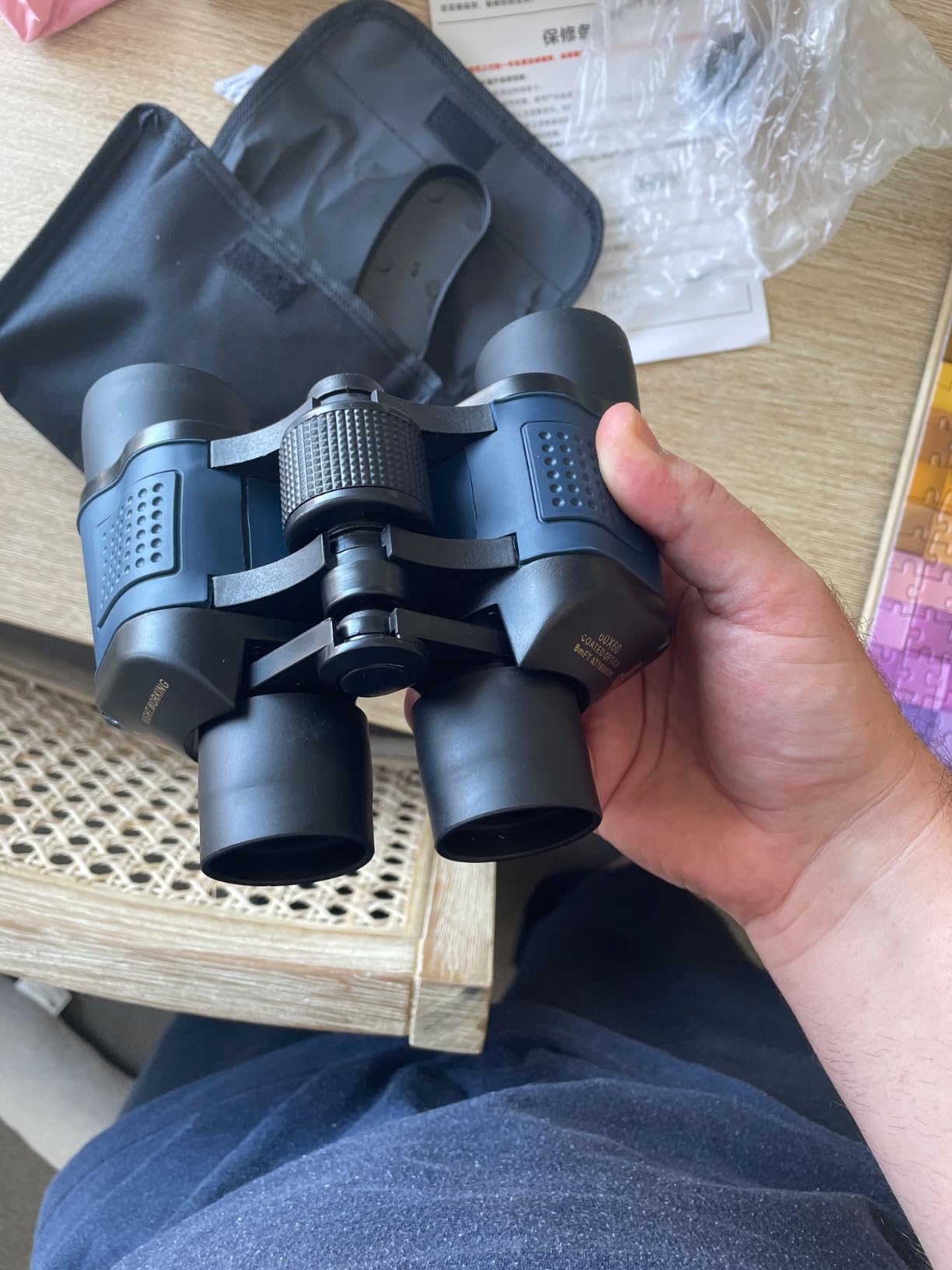 60X60 Powerful Binoculars Telescope for Adults with Low Light Night ...