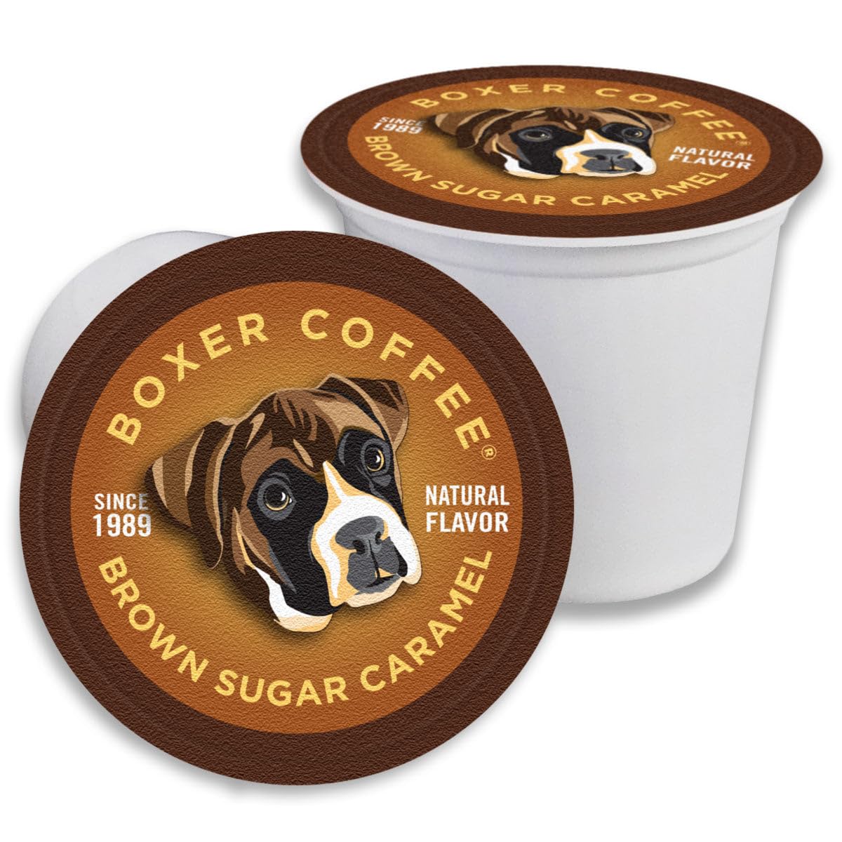 Amazon.com: Boxer Coffee 52 Count Brown Sugar Caramel – Naturally ...