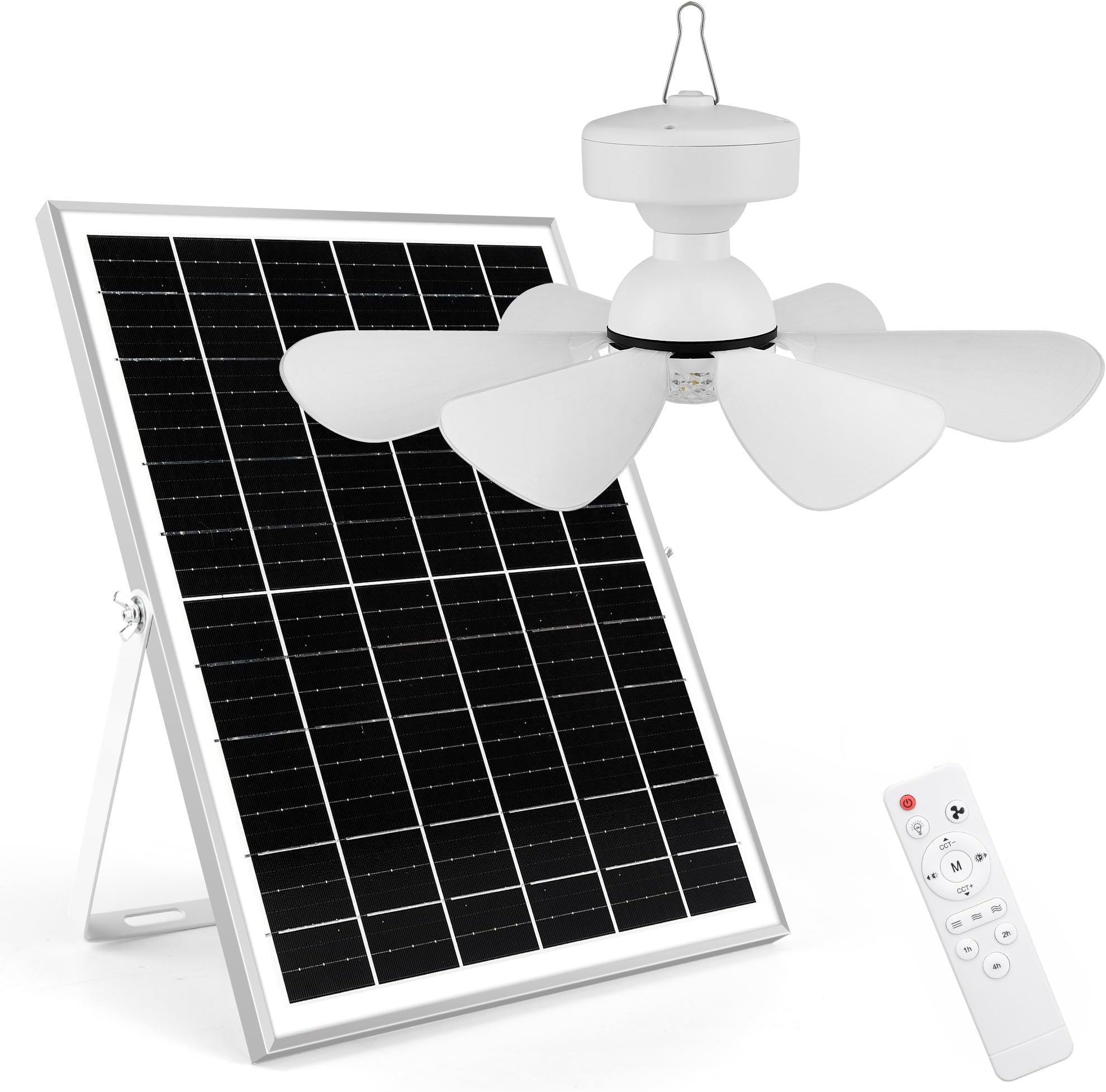 Amazon.com: Outdoor Solar Bronze Ceiling Fan 52" : Tools & Home Improvement