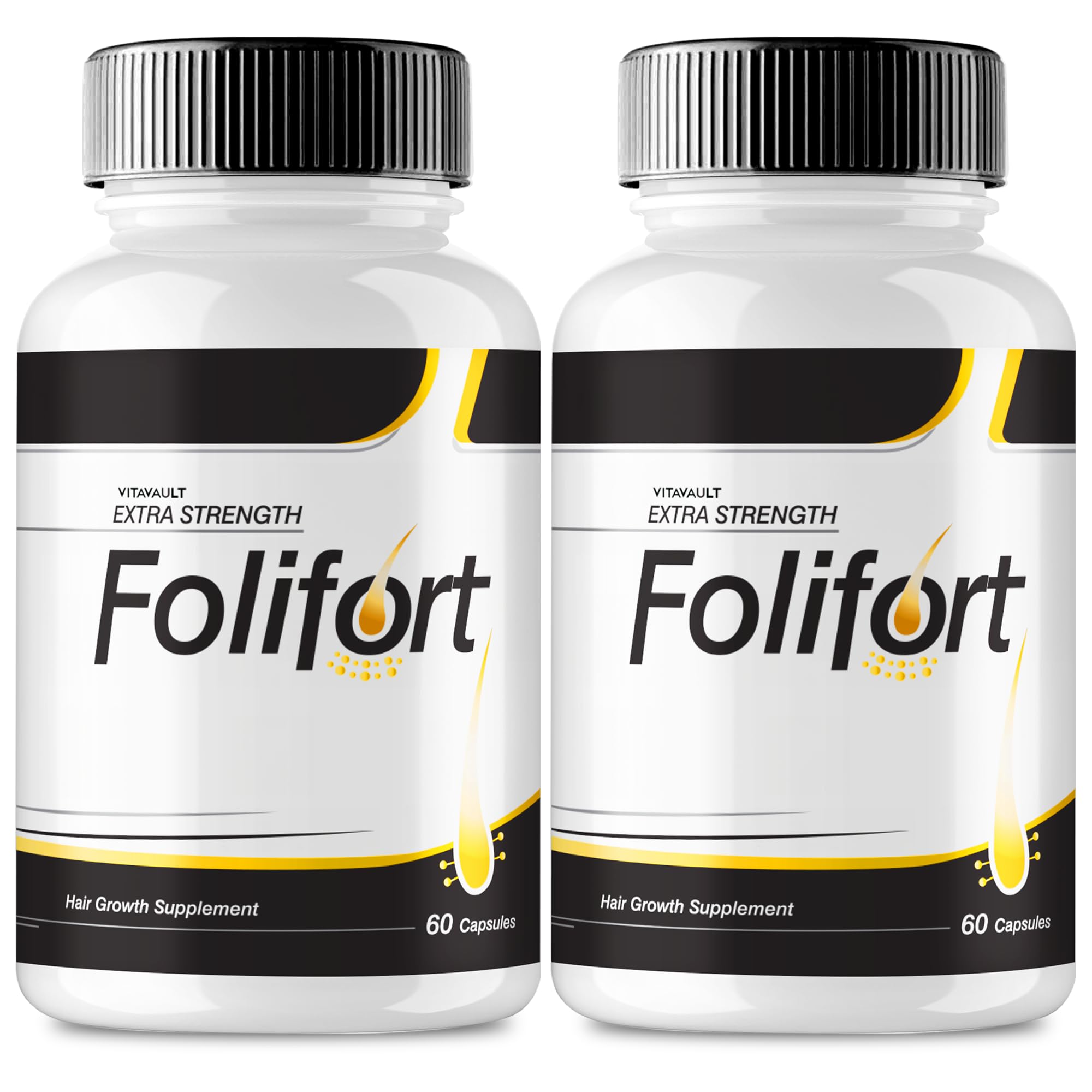 Amazon.com : (2 Pack) Folifort Extra Strength Hair Growth Supplement ...