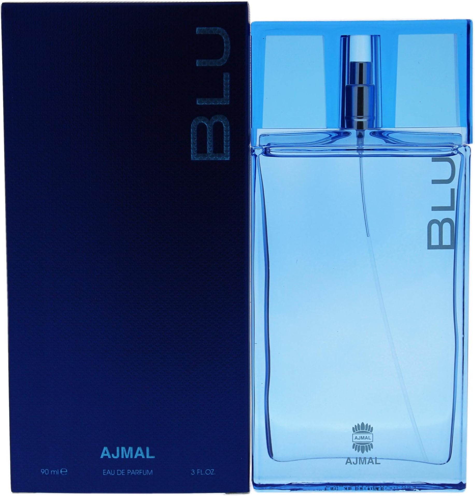 Amazon.com : Ajmal Blu EDP Original, 90 mL, transparent : Beauty ...