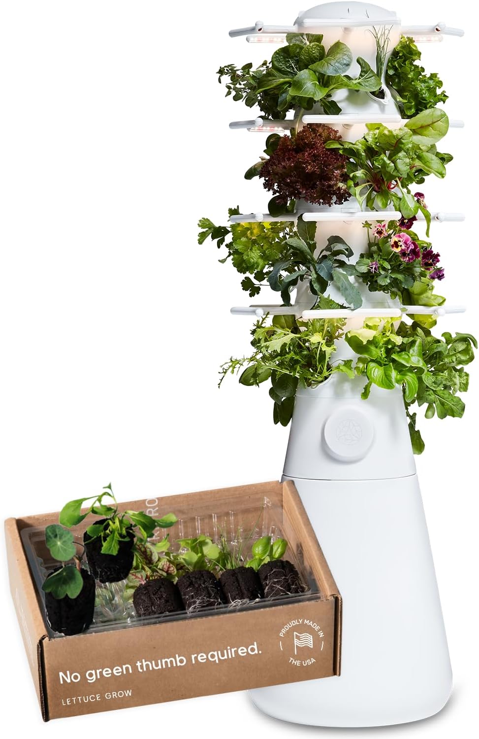Amazon.com: Rise Garden 3, Indoor Garden Hydroponic Growing System 130W ...