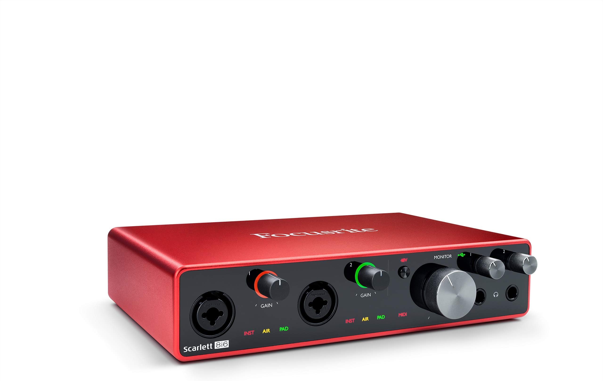 (Renewed) Focusrite Scarlett 8i6 (3rd Gen) USB Audio Interface : Amazon ...