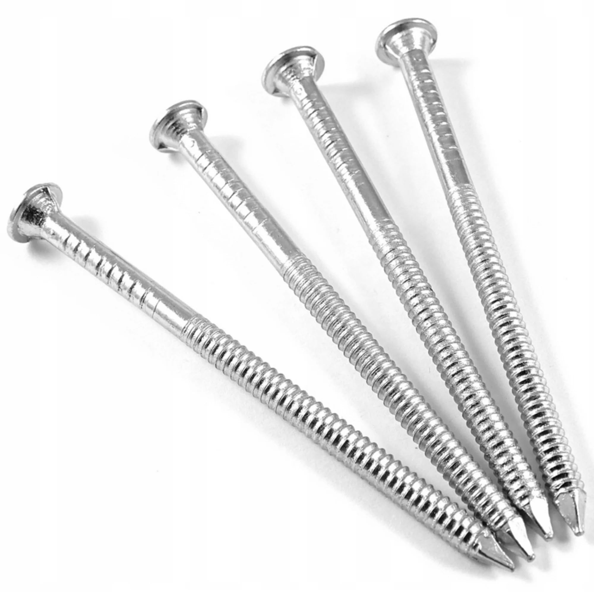 500g Bags Bright ANNULAR Ring Shank Nails - 40mm 50mm 60mm 70mm 80mm ...