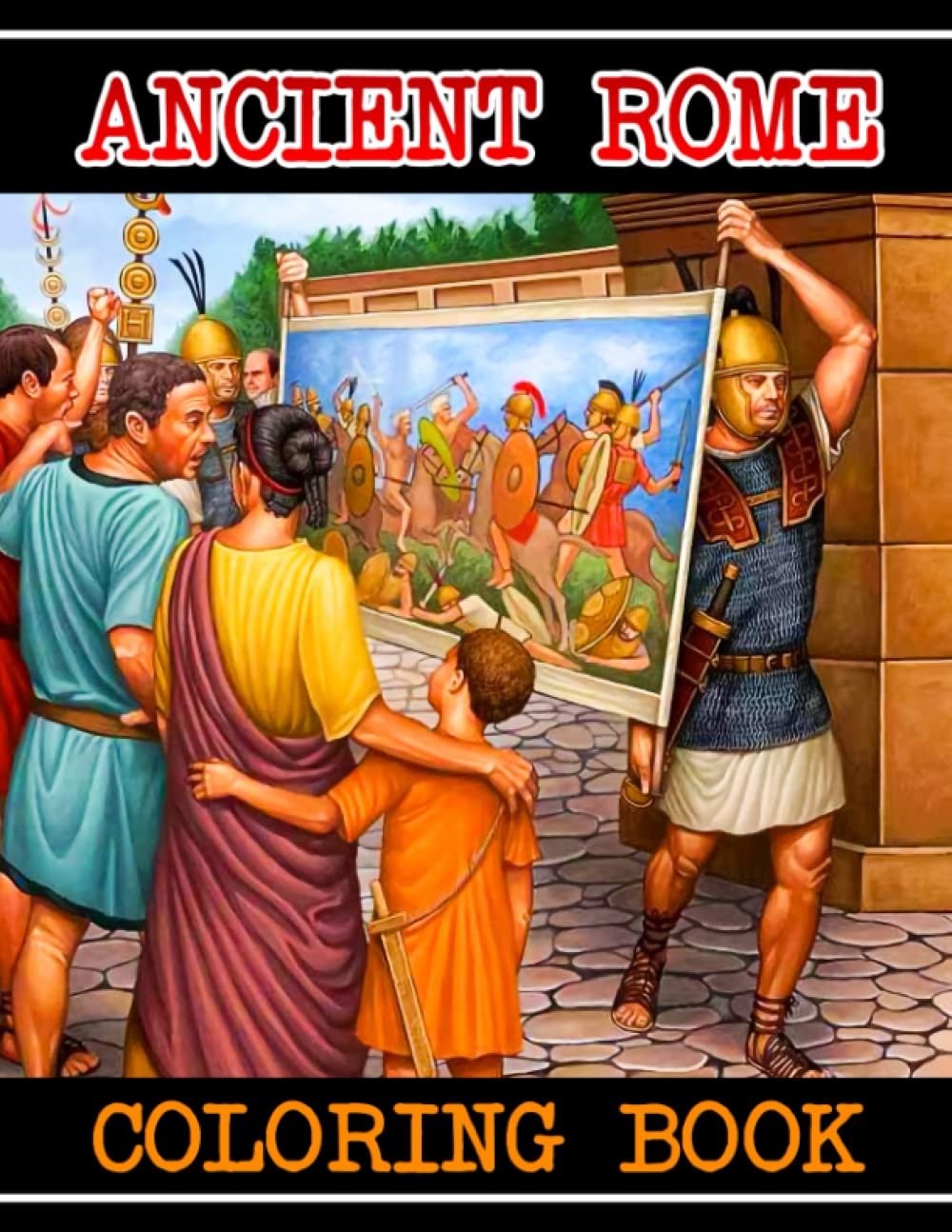 Amazon.com: Ancient Rome Coloring Book: Vivid Coloring Pages Premium ...