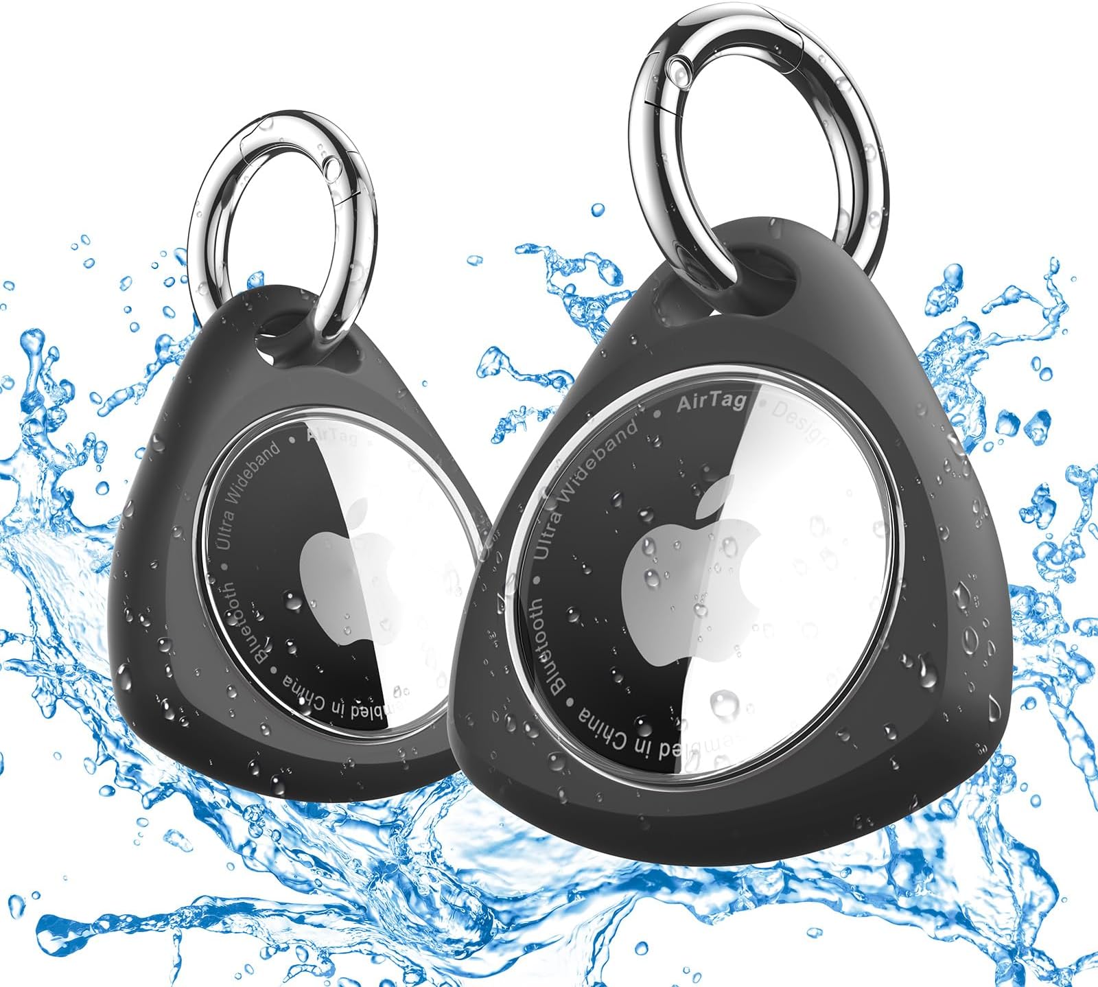 Biuupa 4er Pack Anhänger für AirTag - Stoßfest, Kratzfest TPU ...