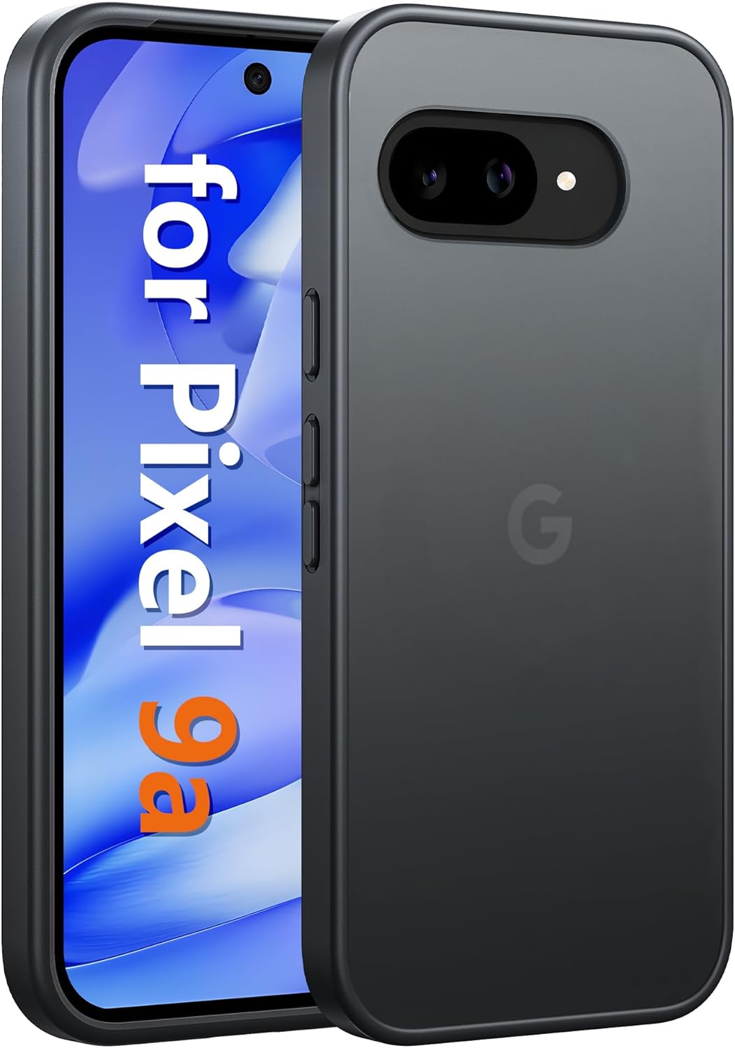Amazon.com: FNTCASE for Google Pixel 9a Case: Frosted Translucent Matte Shockproof Slim ...