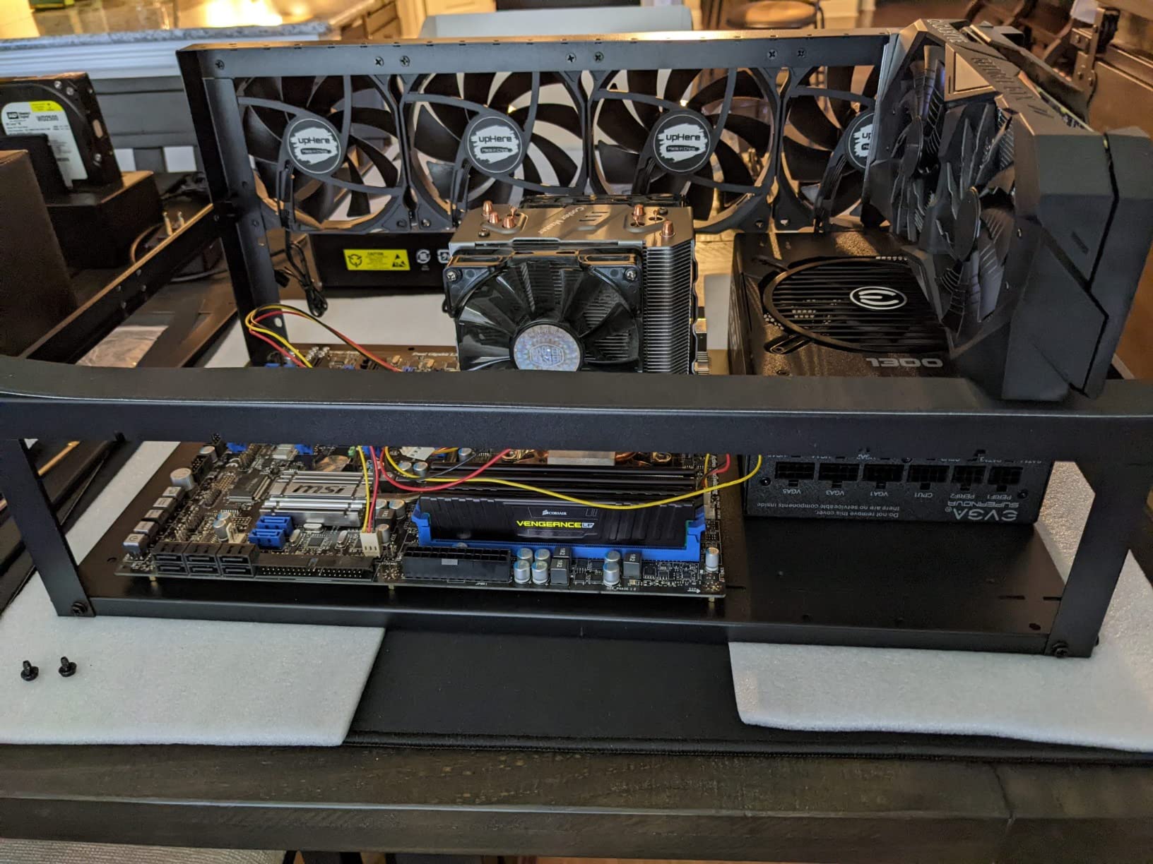 $12/mo - Finance Kingwin 8 GPU Miner Rig Case Frame – Premium Stackable ...