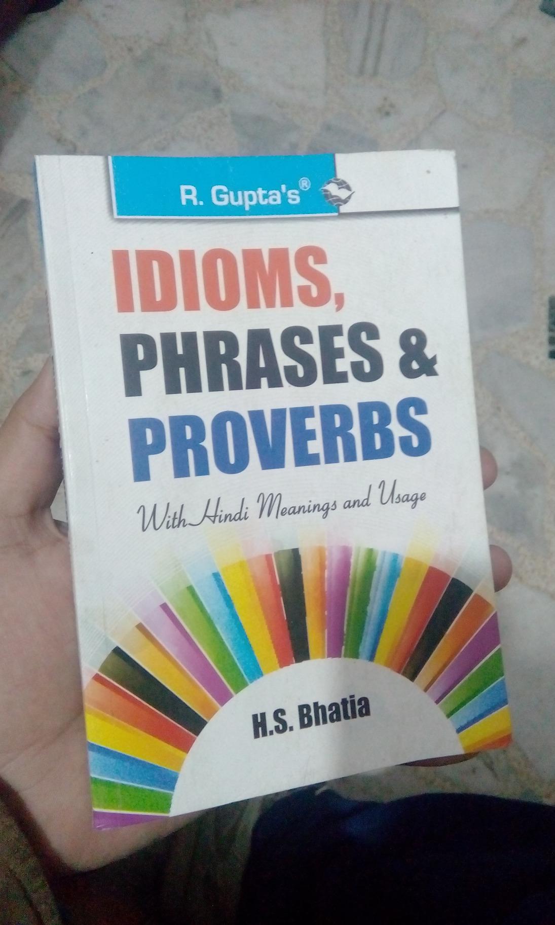 Buy Idioms, Phrases & Proverbs: with Hindi Meanings & Usage Book Online ...