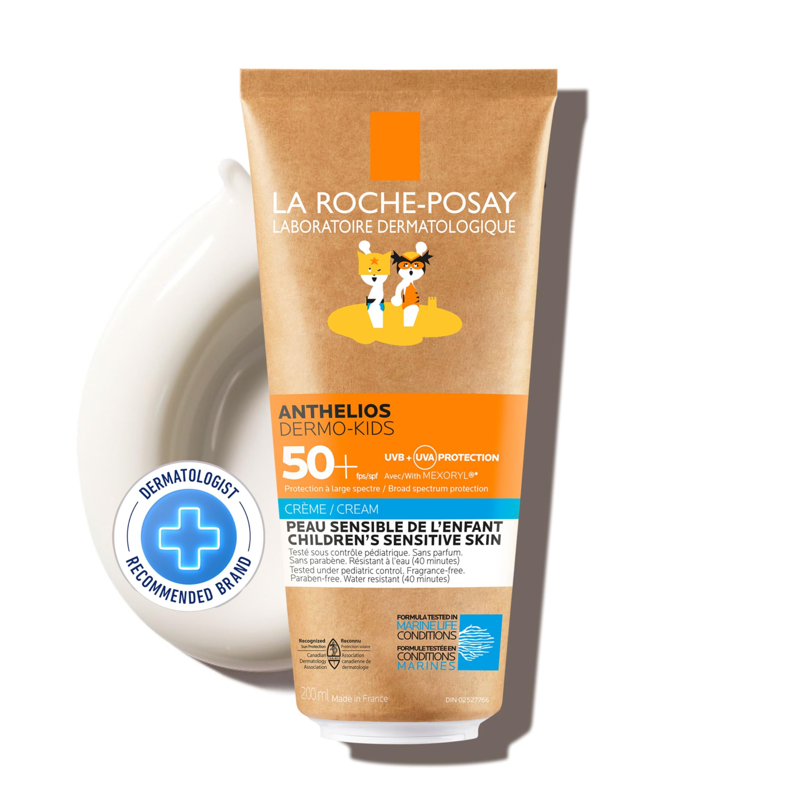 La Roche-Posay Kids Sunscreen, Anthelios Dermo-Kids SPF50+ Face & Body ...
