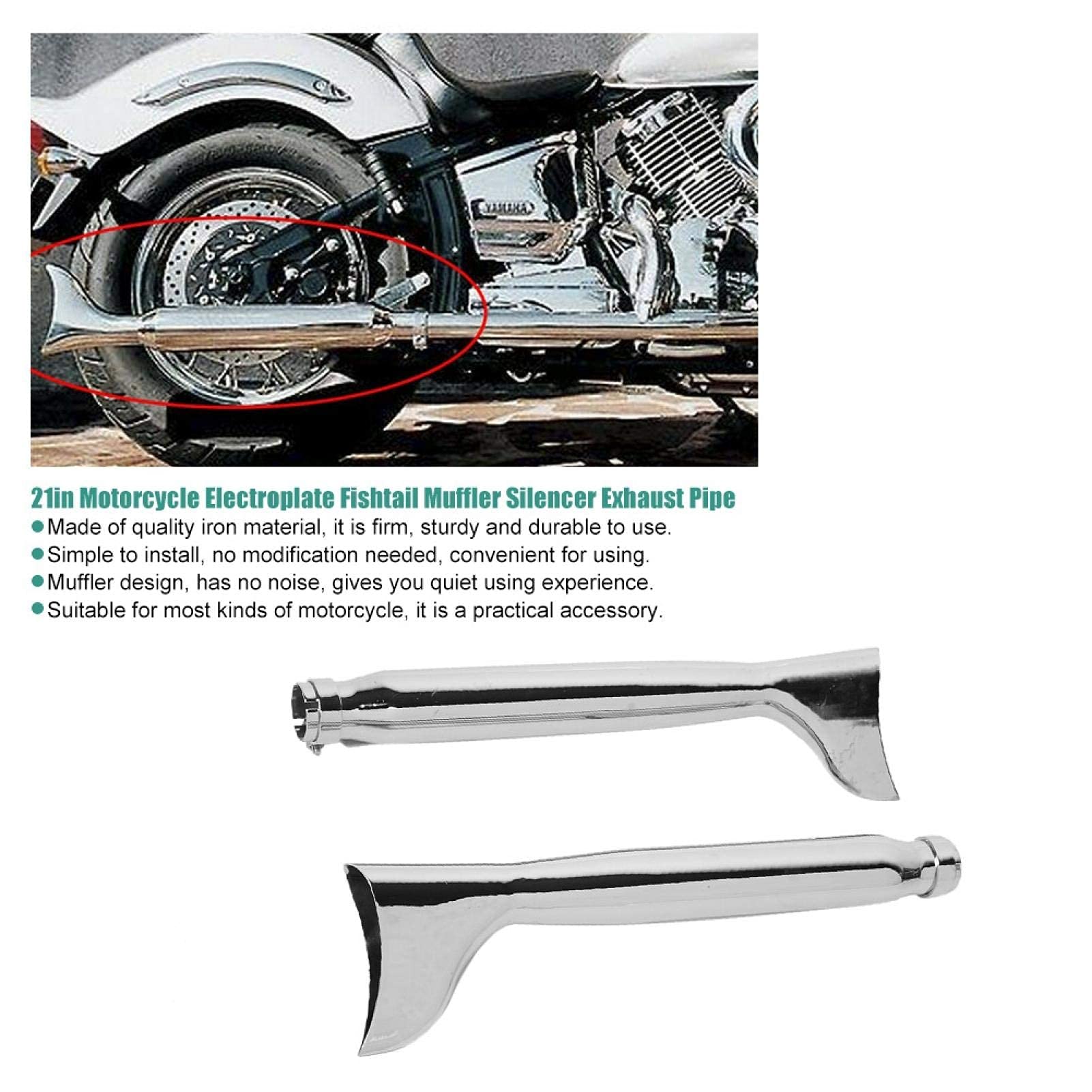 Motorcycle Muffler Cutaway